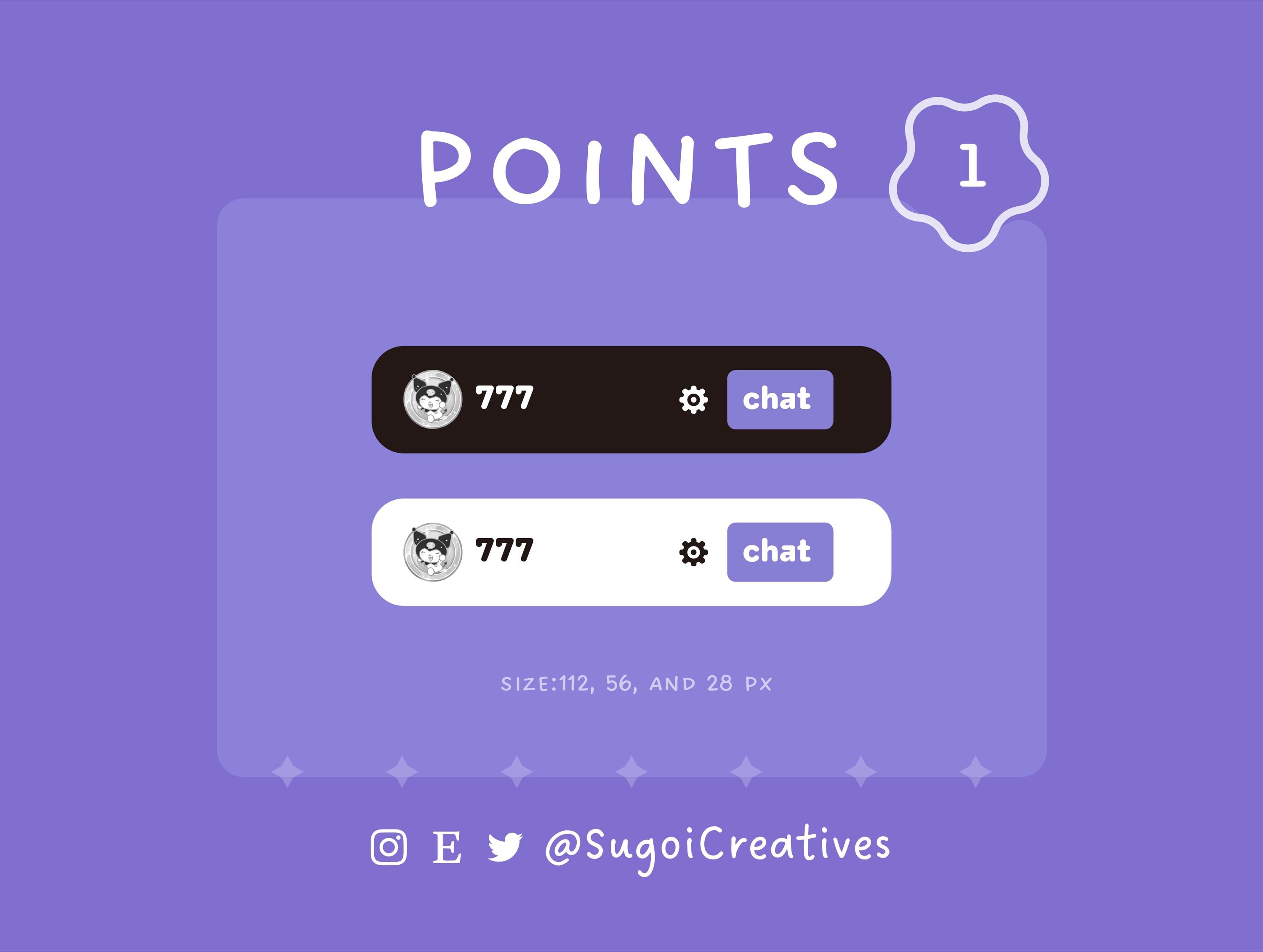 Kuro Run ( Silver ) | Channel Point | Stream Badges | Multiple Sizes ...