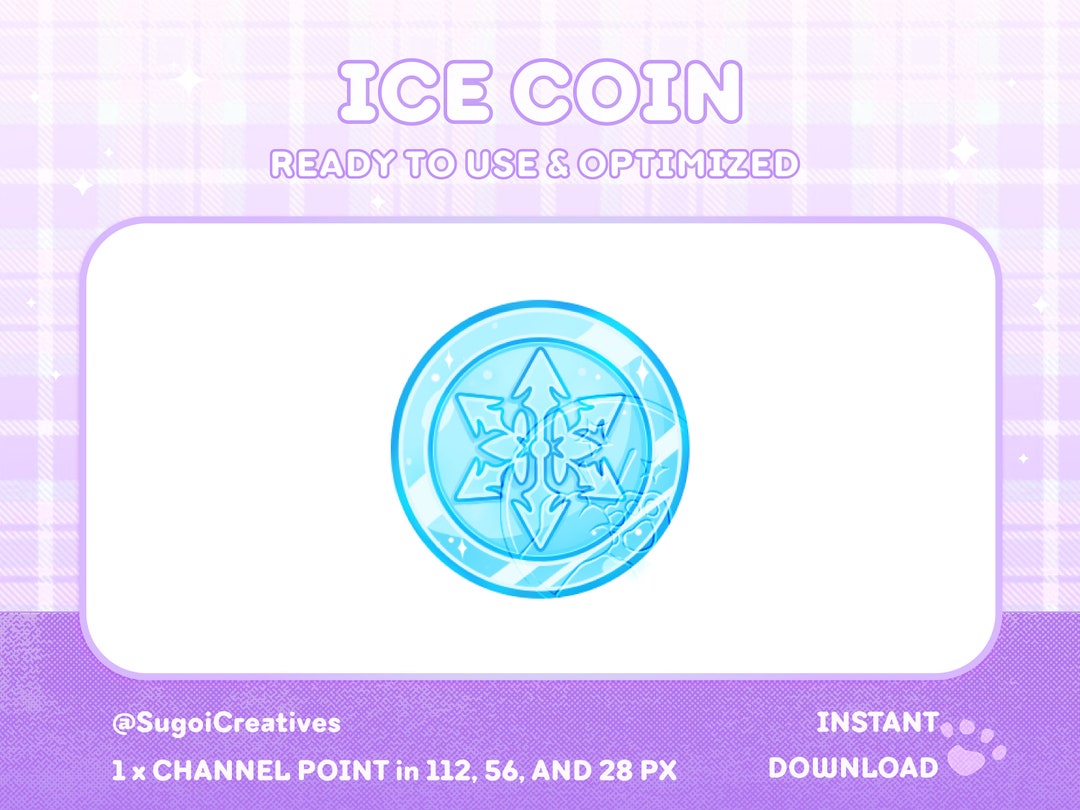 Ice Coin (tiffny) Channel Point | Twitch Youtube, Discord | Kawaii ...
