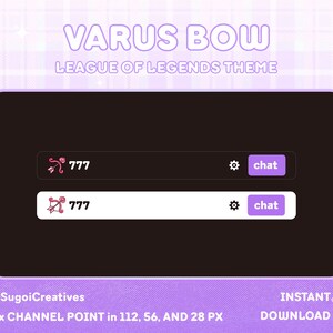 Varus Bow Channel Point | League of Legends Valentine's Day Theme ...