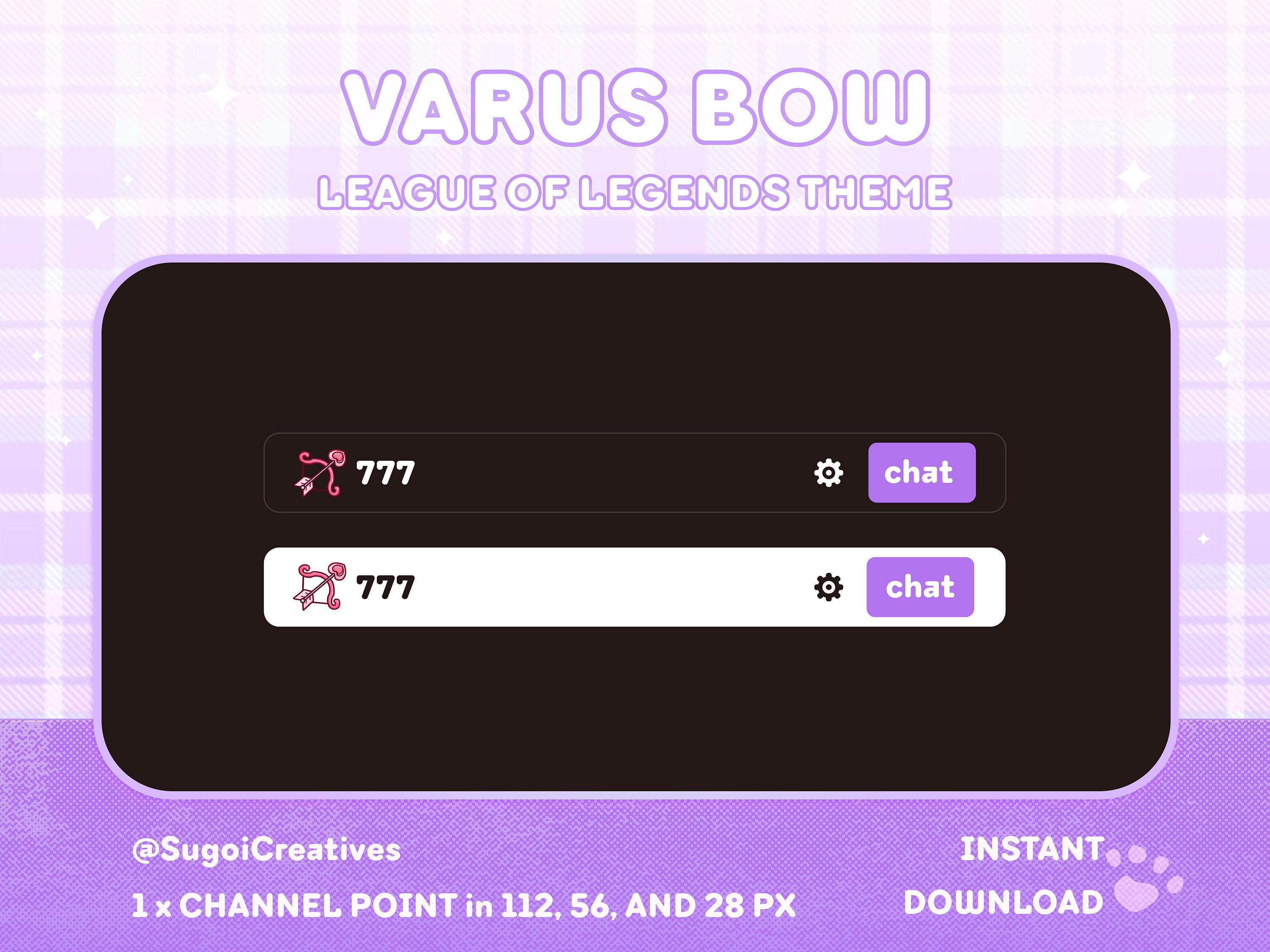 Varus Bow Channel Point | League of Legends Valentine's Day Theme ...