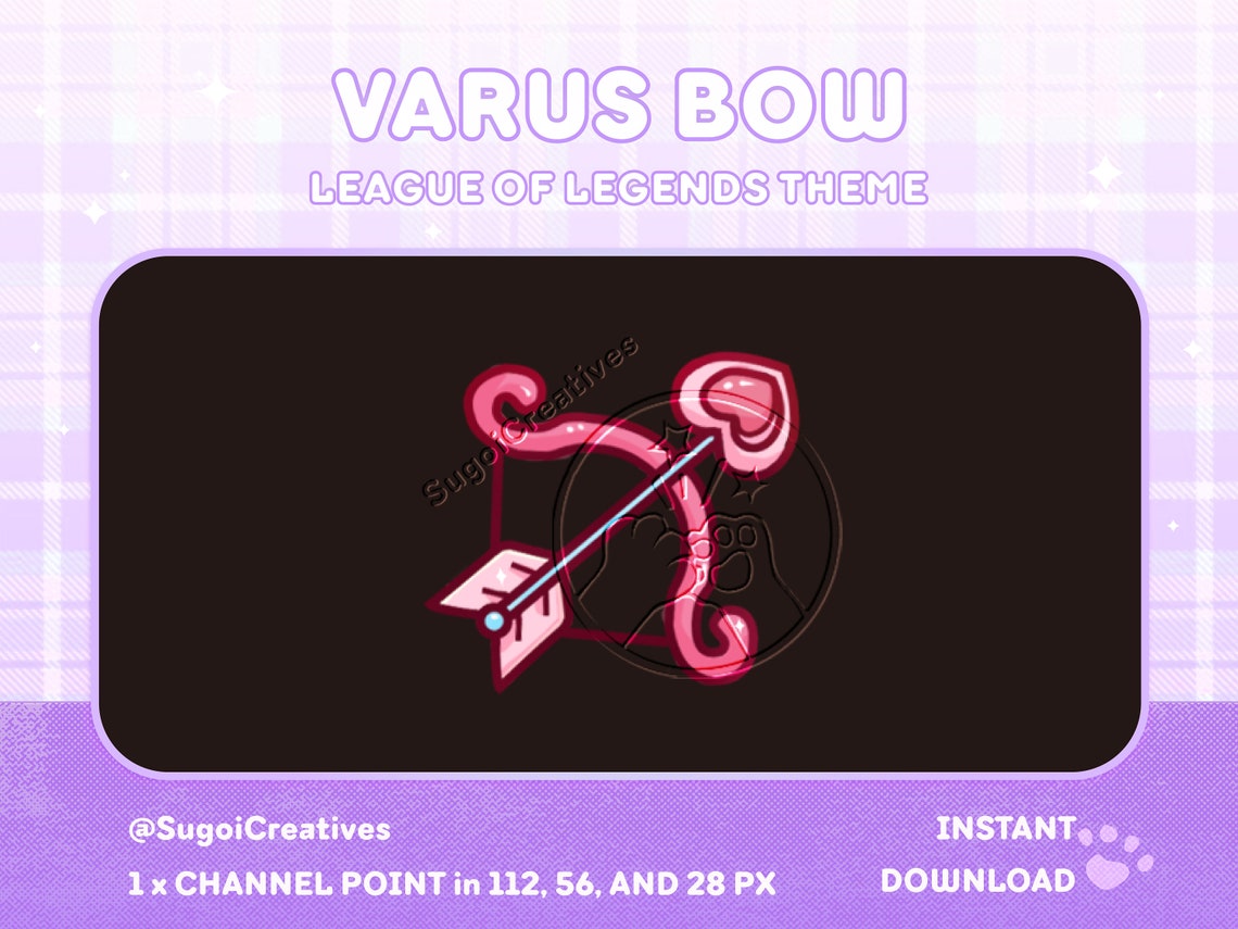 Varus Bow Channel Point | League of Legends Valentine's Day Theme ...