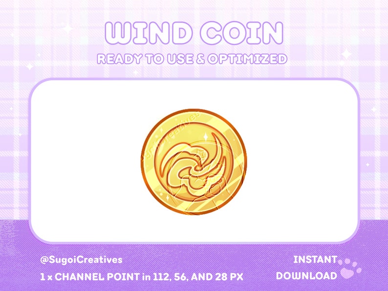 Wind Coin Honkai Star Rail Theme Channel Point Emoji Twitch / Youtube ...