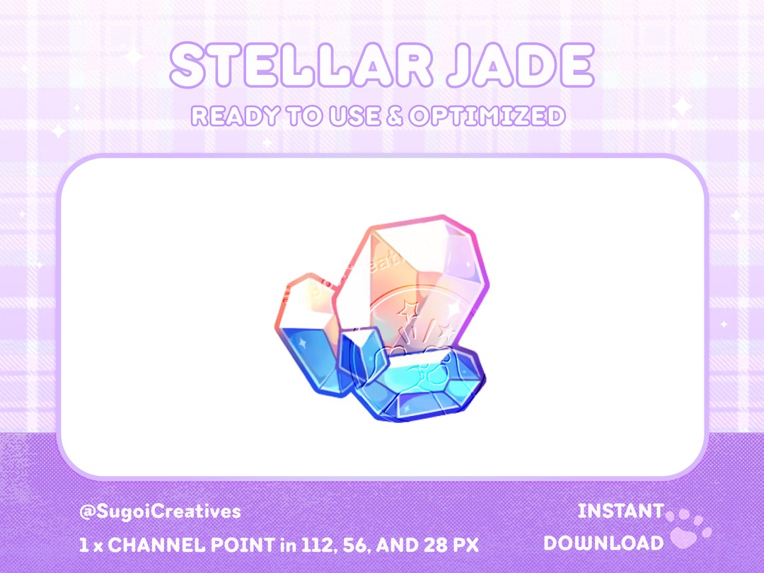 Stellar Jade Channel Point | Honkai Star Rail | Emoji | Twitch ...