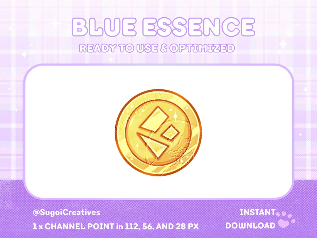 Blue Essence Token (gold) | League of Legends Coin | Channel Point ...