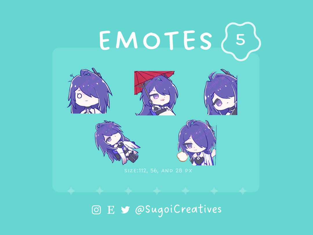 Acheron Emote Set | Honkai Star Rail | HSR | Twitch | Discord | Youtube ...