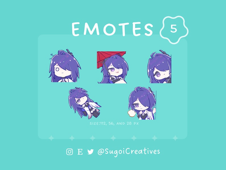 Acheron Emote Set | Honkai Star Rail | HSR | Twitch | Discord | Youtube ...
