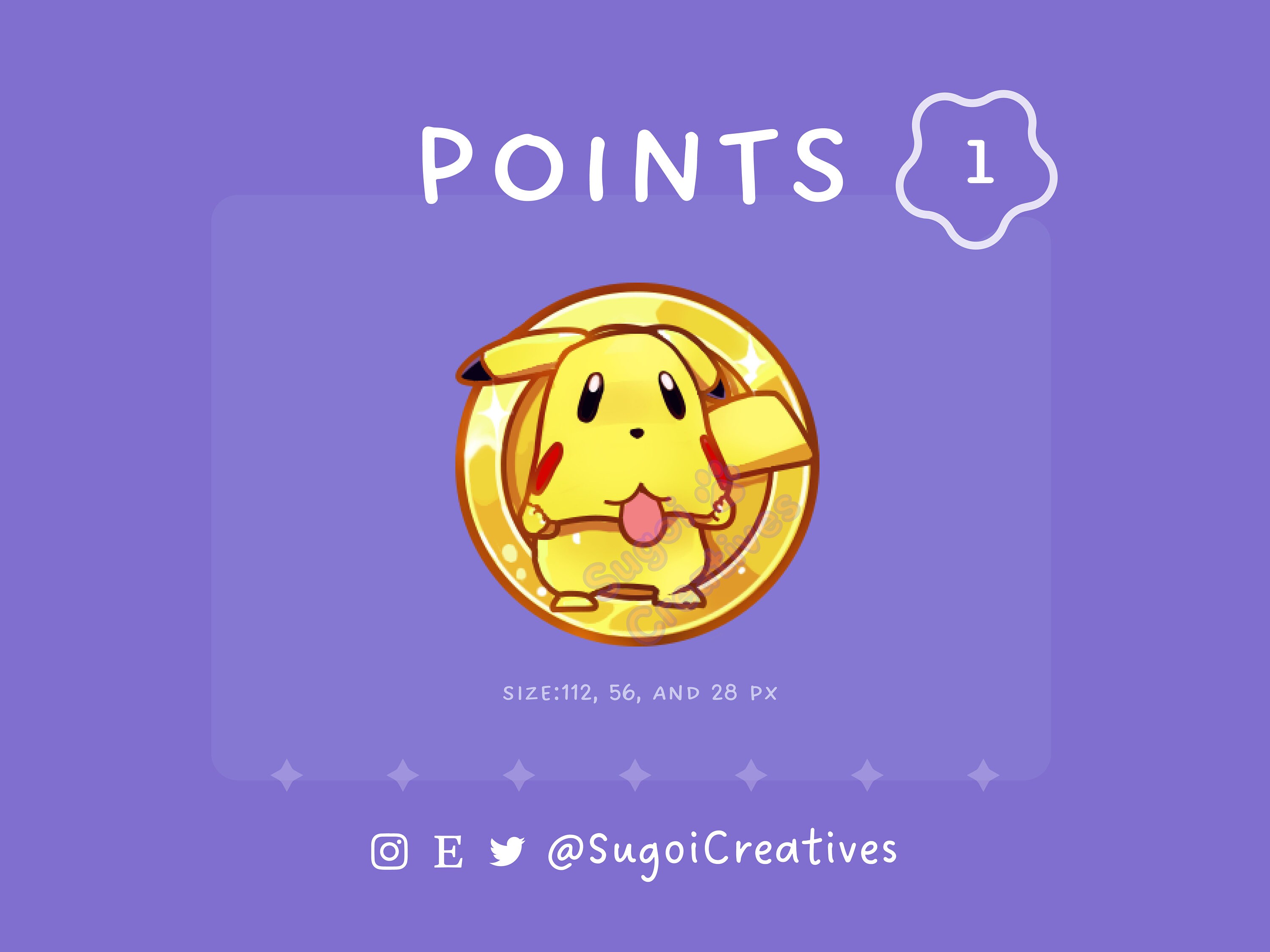 Pikachu Bleh Token Channel Point Twitch, Youtube, Discord Cute, Kawaii ...