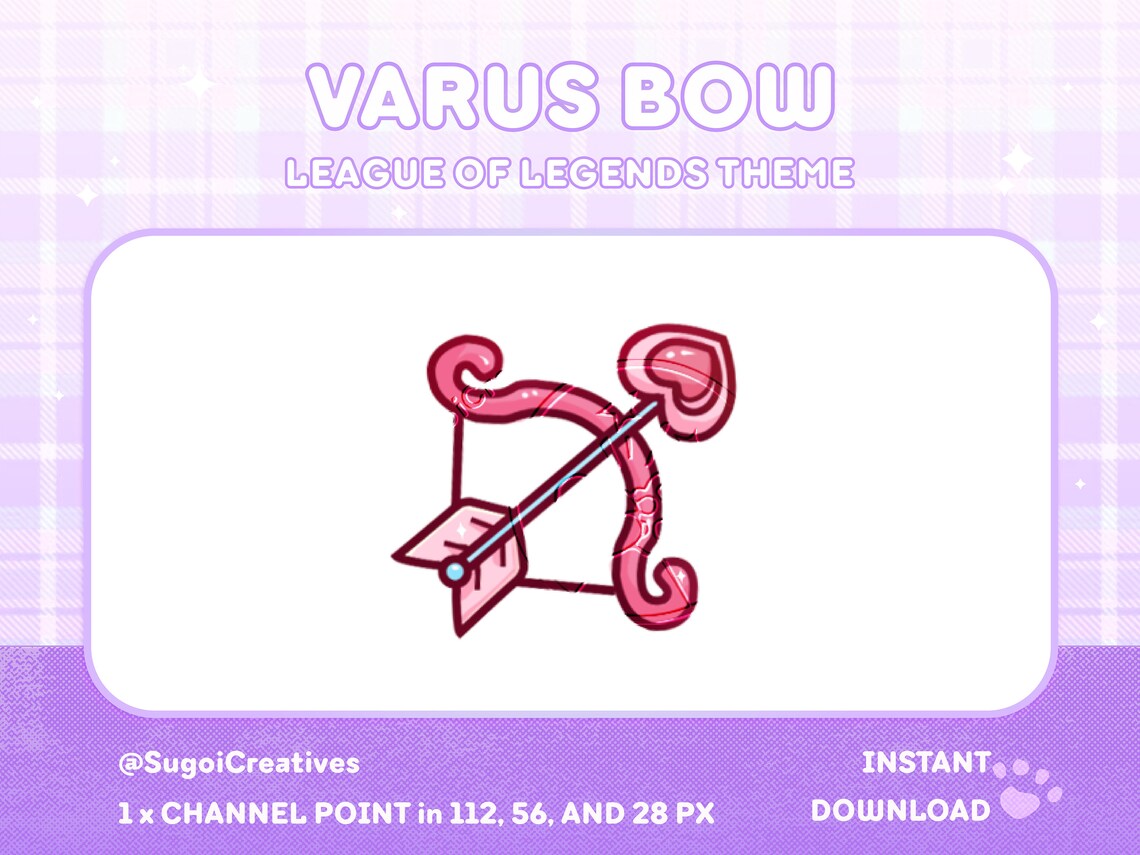 Varus Bow Channel Point | League of Legends Valentine's Day Theme ...