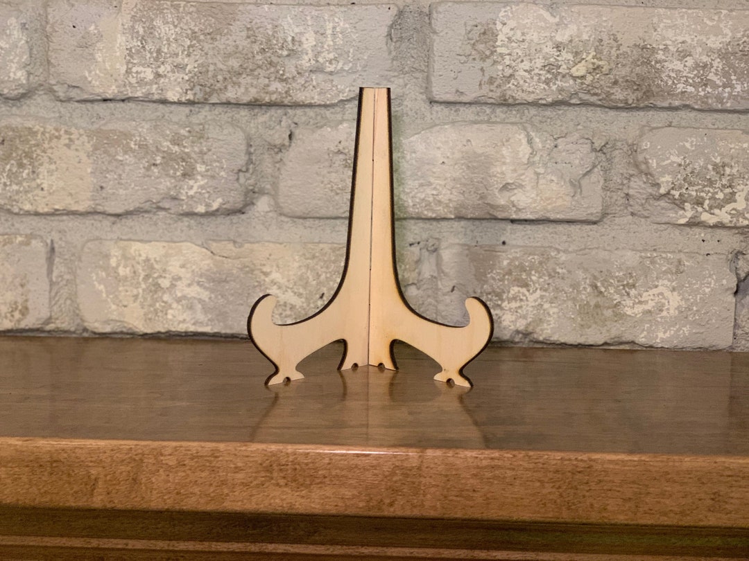 Wood Easel Stand, Photo Frame Display, Small Sign Holder, Plate Stand ...
