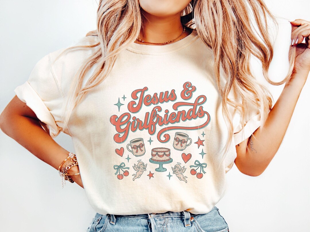 Jesus & Girlfriends PNG, Jesus Galentines Design, Girlfriend Retreat ...