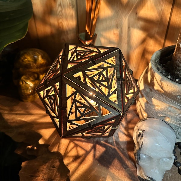 Sacred Geometry Lamp - Etsy
