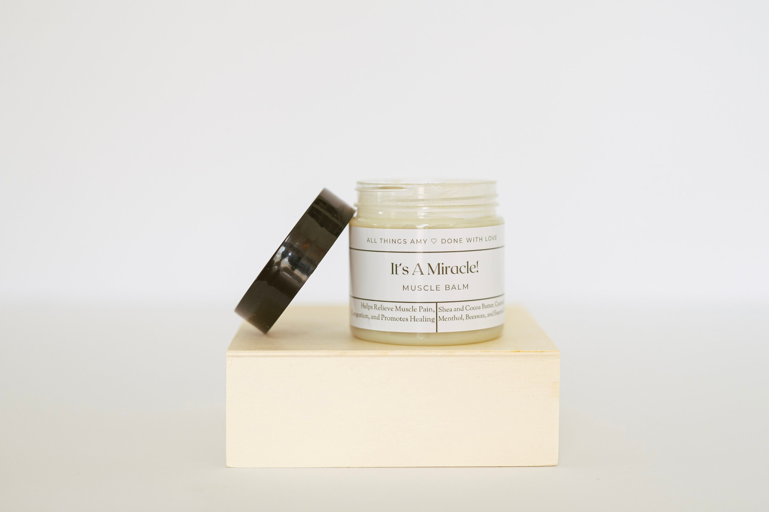 It's A Miracle Muscle Balm Handmade, Pain Recovery, Heating and Cooling ...