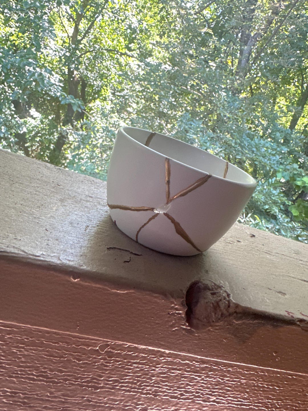 Red Bottom Kintsugi Cup - Etsy