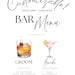 Customizable Modern Signature Bar Sign, Drinks Menu, Wedding, Bar Menu ...