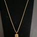 Rope Stainless Steel Chain W/letter Y, Gold Plated Chain, Men's ...