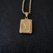 Rope Stainless Steel Chain W/letter Y, Gold Plated Chain, Men's ...