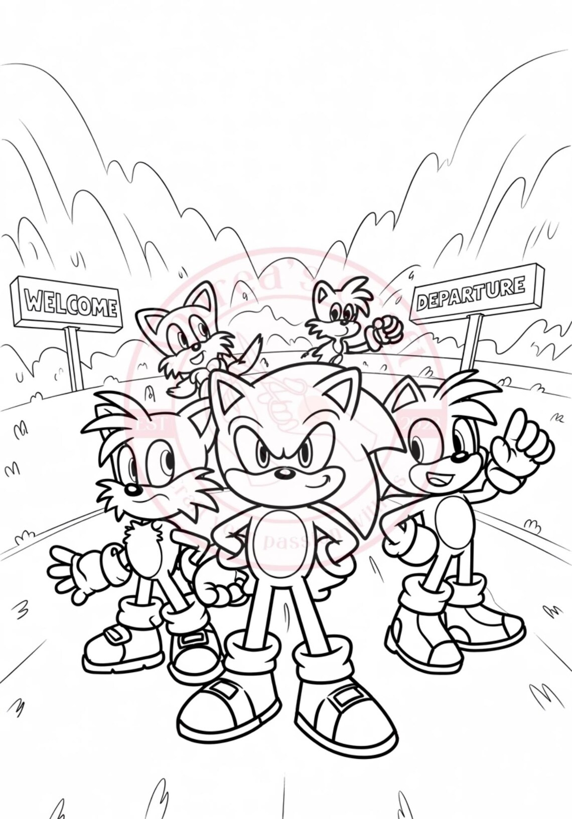 Sonic Hedgehog Coloring Pages, Sonic Coloring Pages, Sonic Hedgehog ...