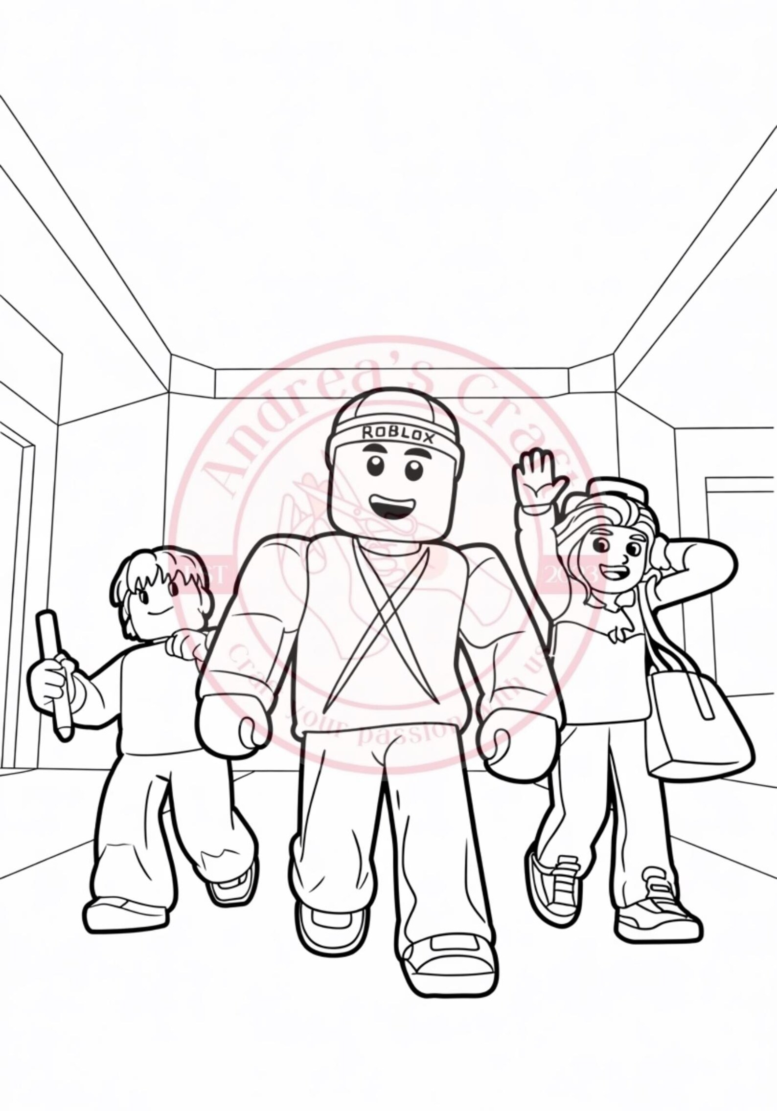 Roblox Coloring Pages, Roblox Coloring Page, Roblox Coloring Book ...