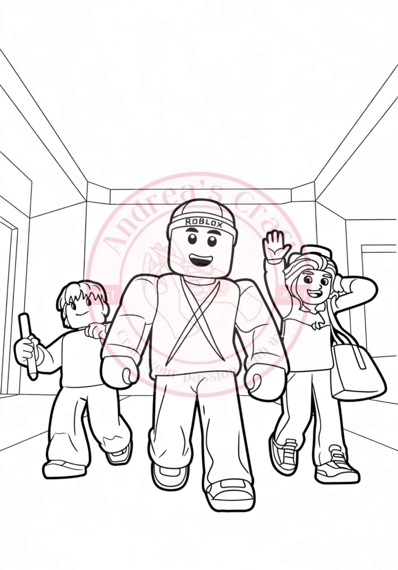 Roblox Coloring Pages, Roblox Coloring Page, Roblox Coloring Book ...