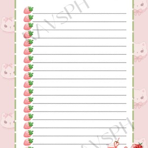 5 Printable Daily Planner, Daily Planner Notepad, Cute Planner, Pink ...