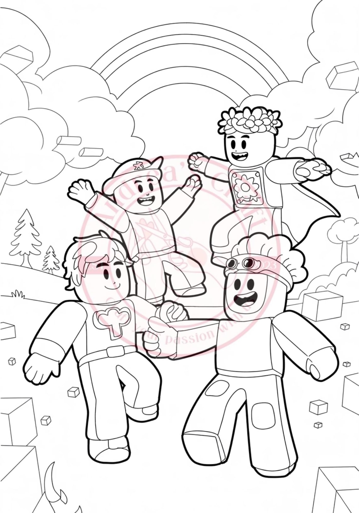 Roblox Coloring Pages, Roblox Coloring Page, Roblox Coloring Book ...