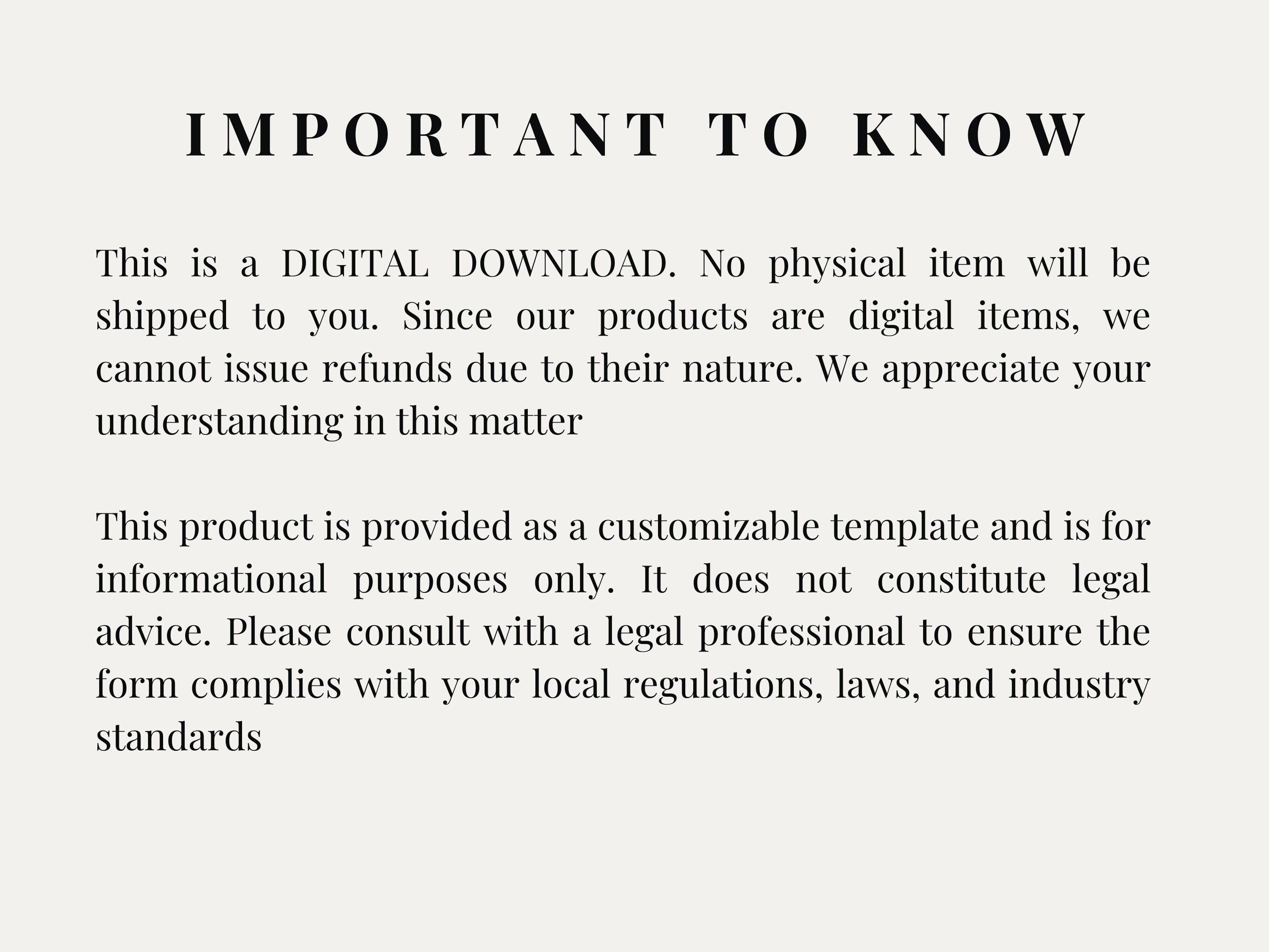 Editable Botox Consent & Release Form Template for Estheticians, Med ...