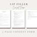 Lip Filler Consent Form Template: Med Spa Injector Forms (editable PDF ...