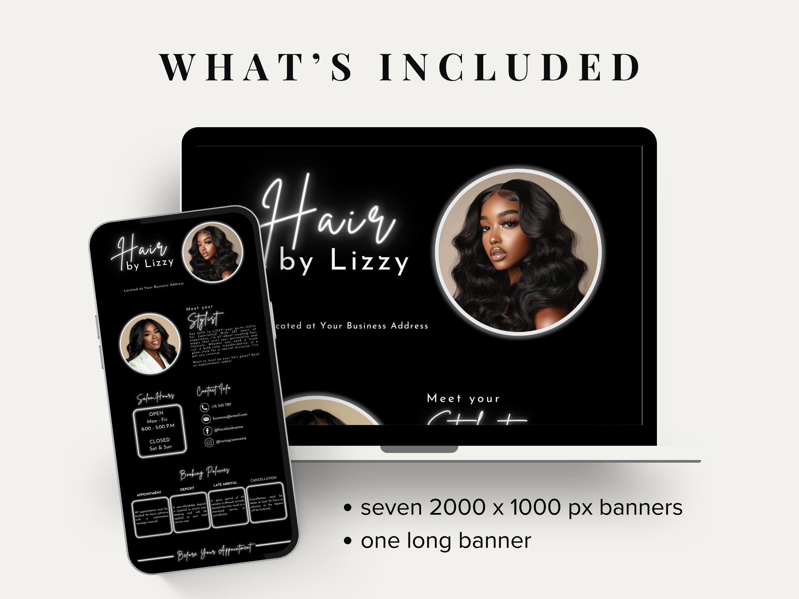 Acuity Scheduling Template for Hair Stylists: Salon Booking Form (canva ...