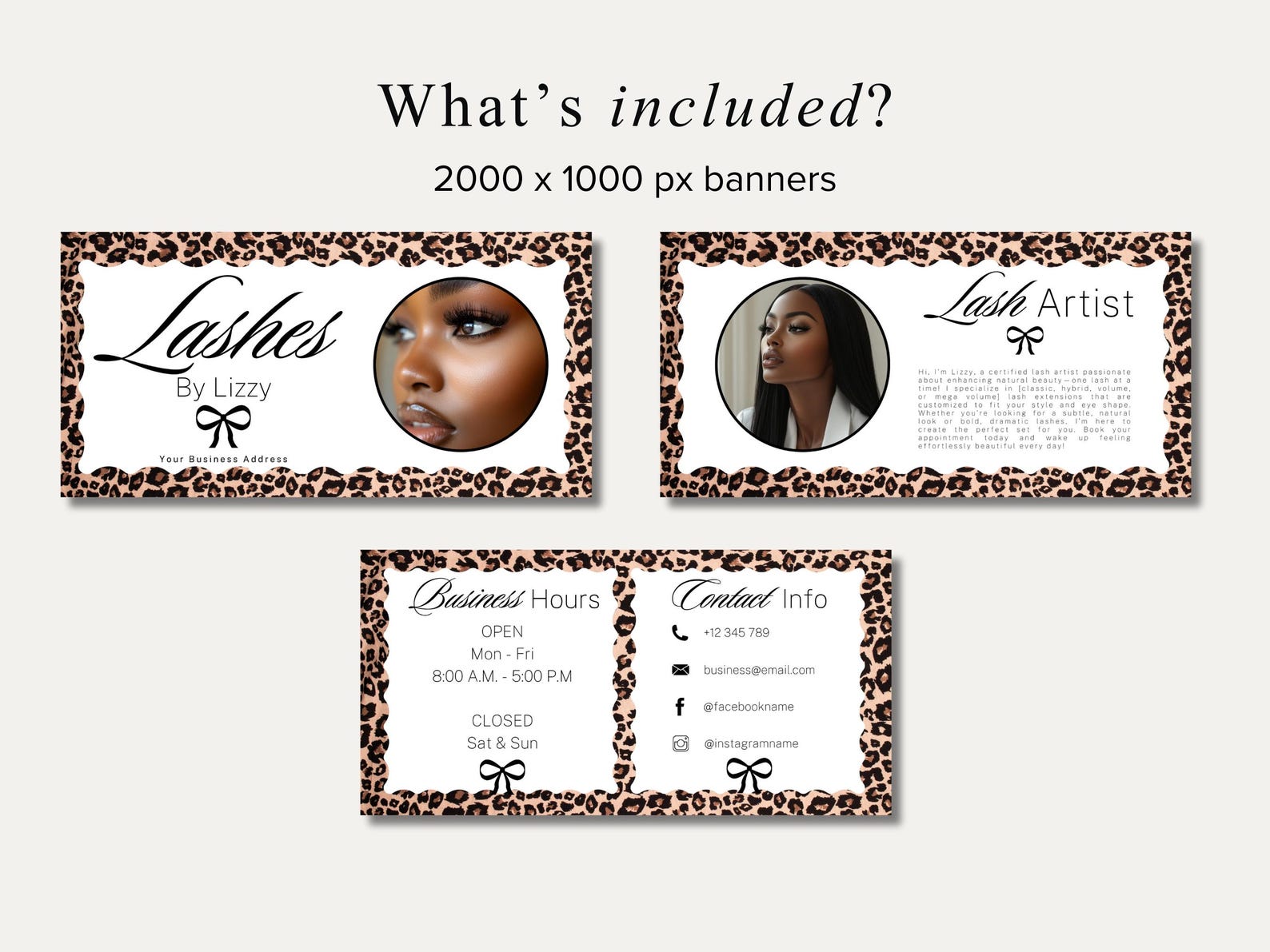 Lash Acuity Scheduling Template Lash Appointment Editable Lash Stylist ...