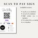 Minimalist Zelle QR Code Payment Sign Template (digital Download) - Etsy