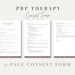 PRP Therapy Consent Form Template: Editable Clinic Form (PDF) - Etsy