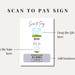 Customizable Zelle Scan to Pay Sign Template: QR Code (digital Download ...