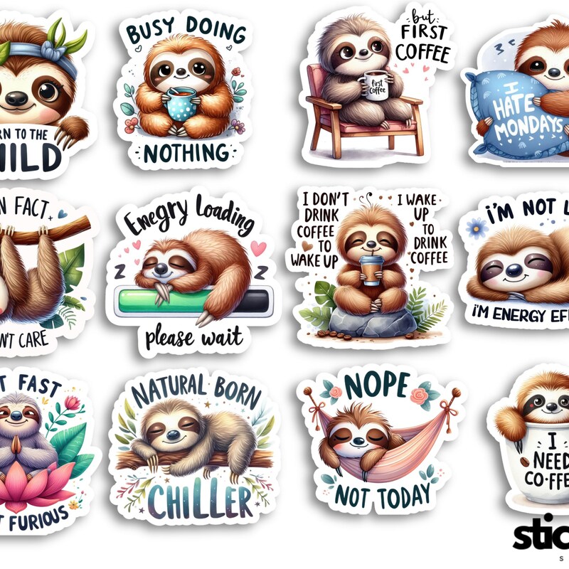 Sloth - Etsy