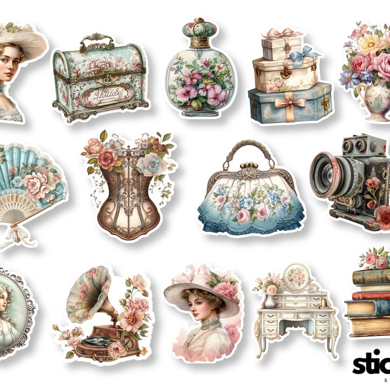 Scrapbook Stickers - Etsy