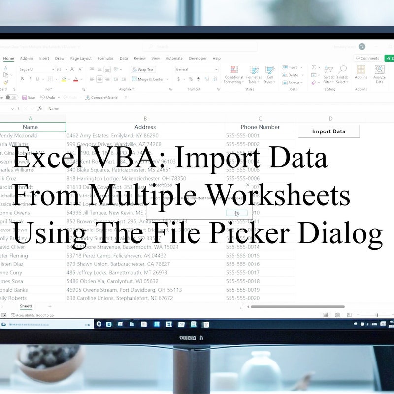 Macro Excel Template - Etsy