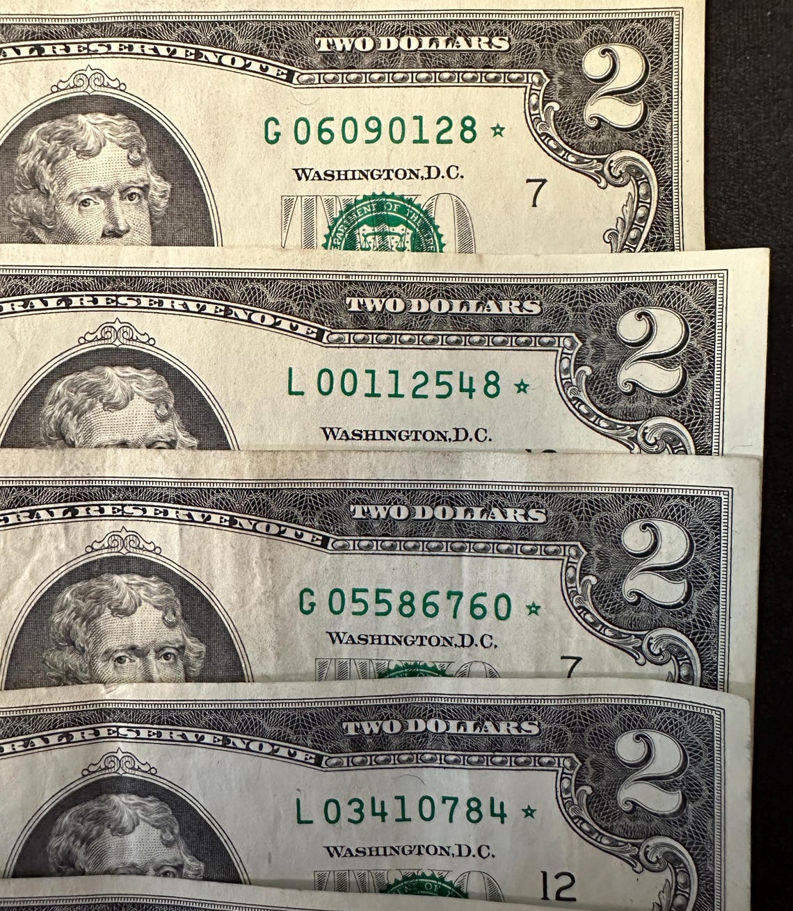 2017 Two Dollar Bill STAR NOTES Rare 2 Dollar Bill Currency - Etsy