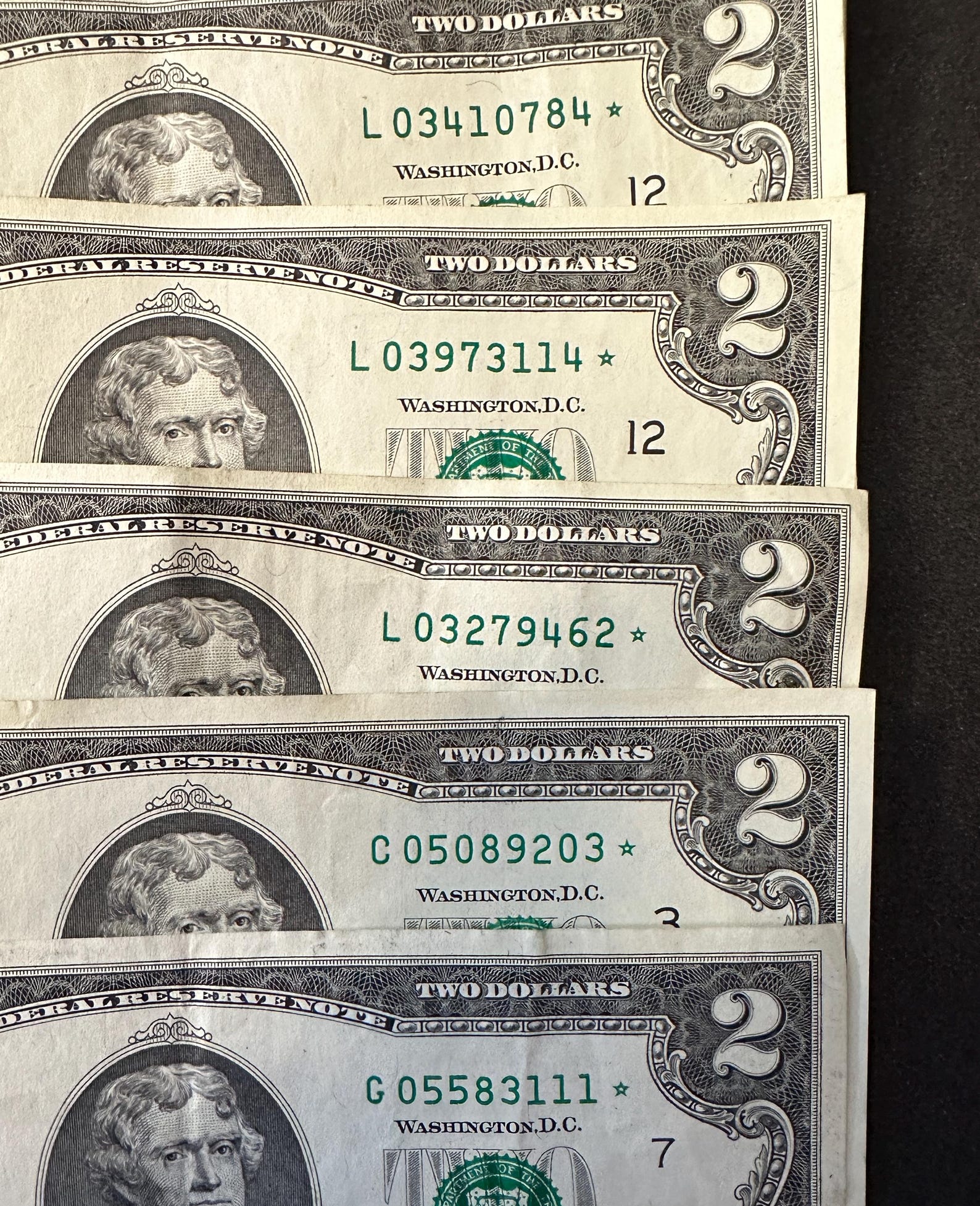 2017 Two Dollar Bill STAR NOTES Rare 2 Dollar Bill Currency - Etsy