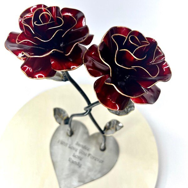 Metal Roses - Etsy