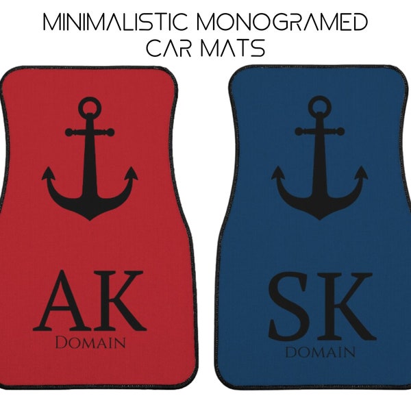 Monogrammed Car Mat - Etsy