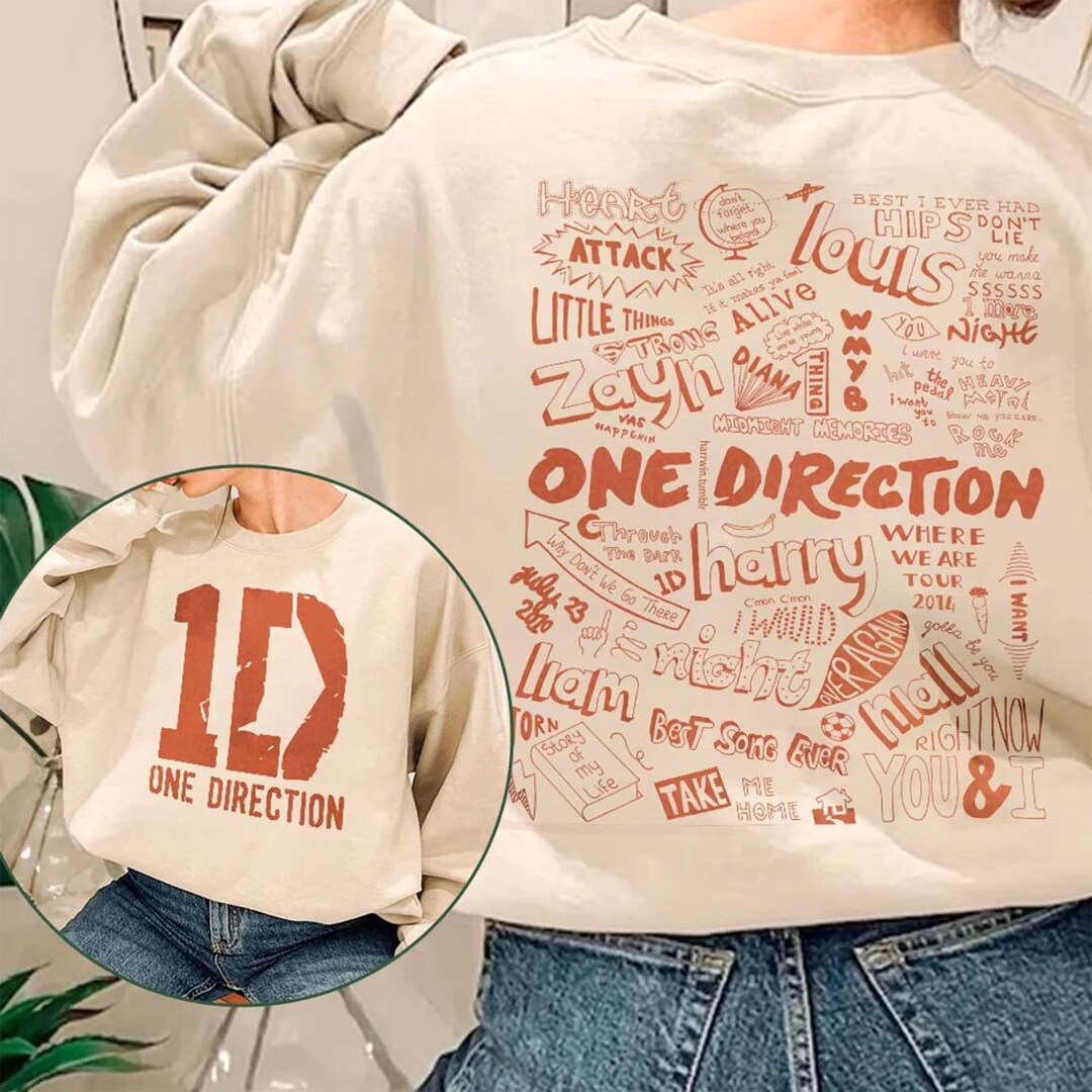 One Direction Shirt, One Direction Album, One Direction Band, One ...