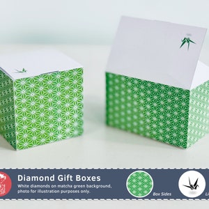 Japanese Style Design DIY Gift Box 60x60x60mm, Fits A4, Japanese Design ...