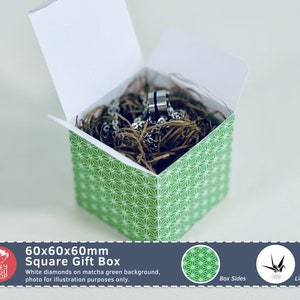 Japanese Style Design DIY Gift Box 60x60x60mm, Fits A4, Japanese Design ...