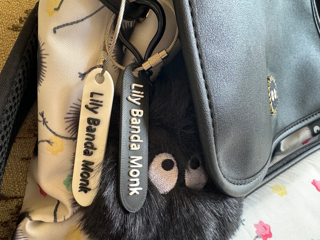 School Supply - Personalized Backpack Name Tag | Duffle Bag ID Tag ...