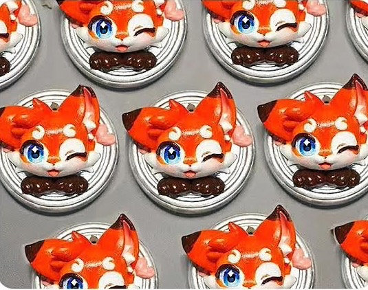 Palette Crafty DIY Plaster Cartoon Fursona Head - Etsy