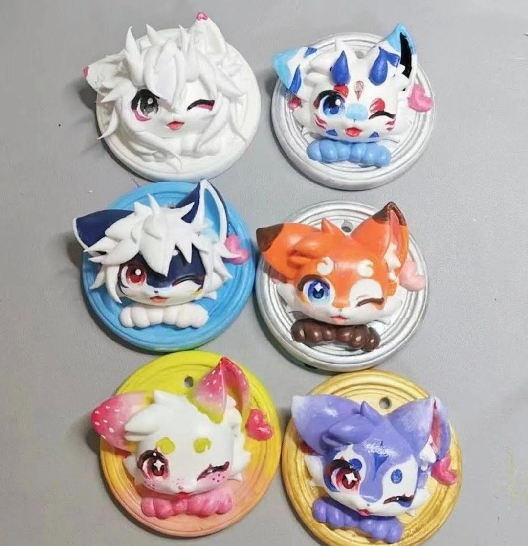 Palette Crafty DIY Plaster Cartoon Fursona Head - Etsy