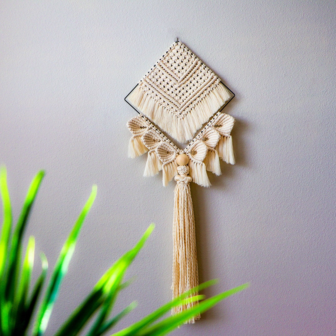 Modern Macrame Wall Hanging - Elegant Boho Wall Decor - Macrame Wall ...