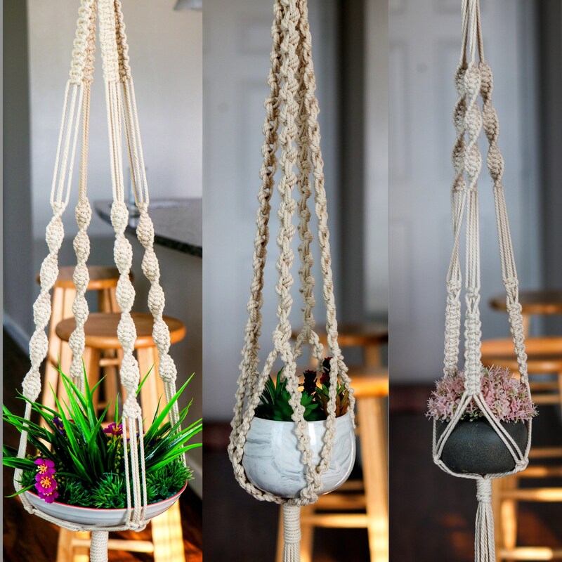 Macrame Plant Hangers - Etsy
