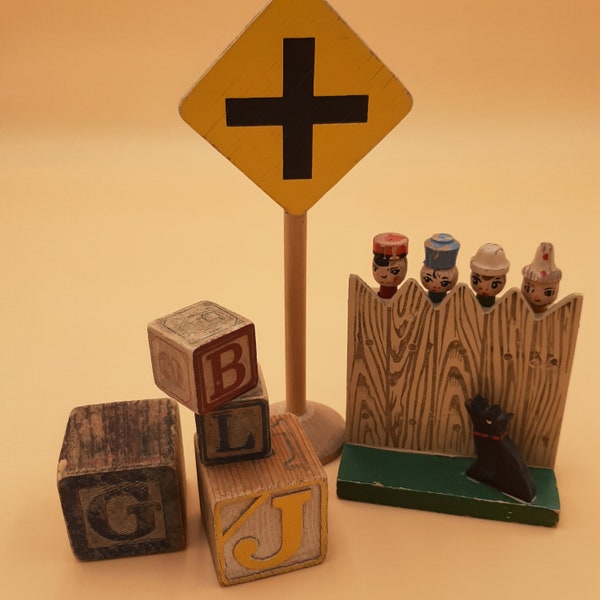 Antique Toy Blocks - Etsy