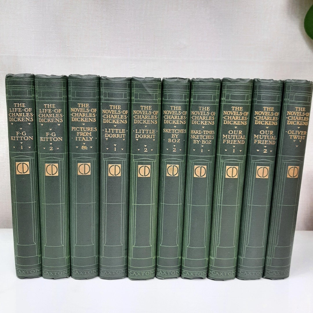 Antiquarian Charles Dickens Book Set 10 Volumes - Etsy