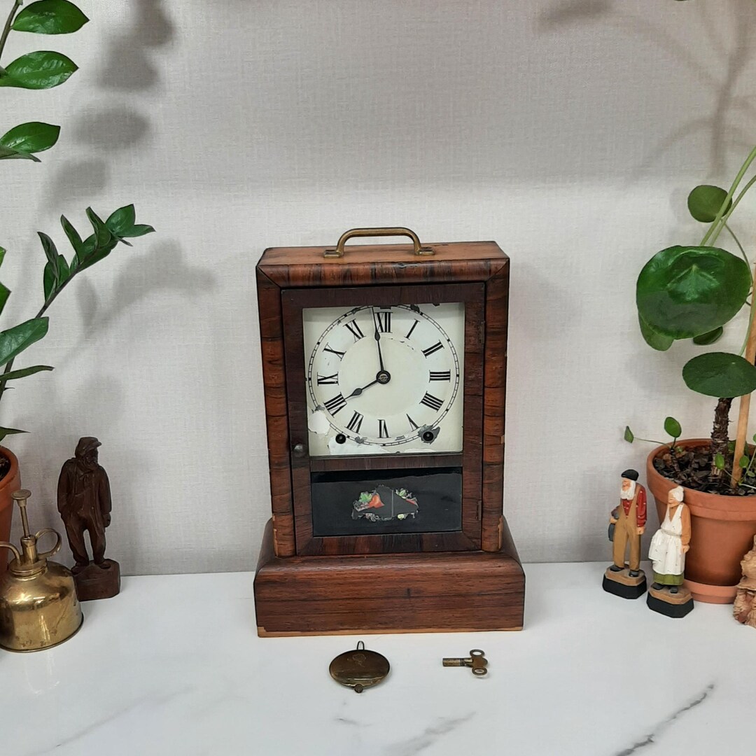 Antique Seth Thomas Cottage Mantel Clock - 1870s - Etsy